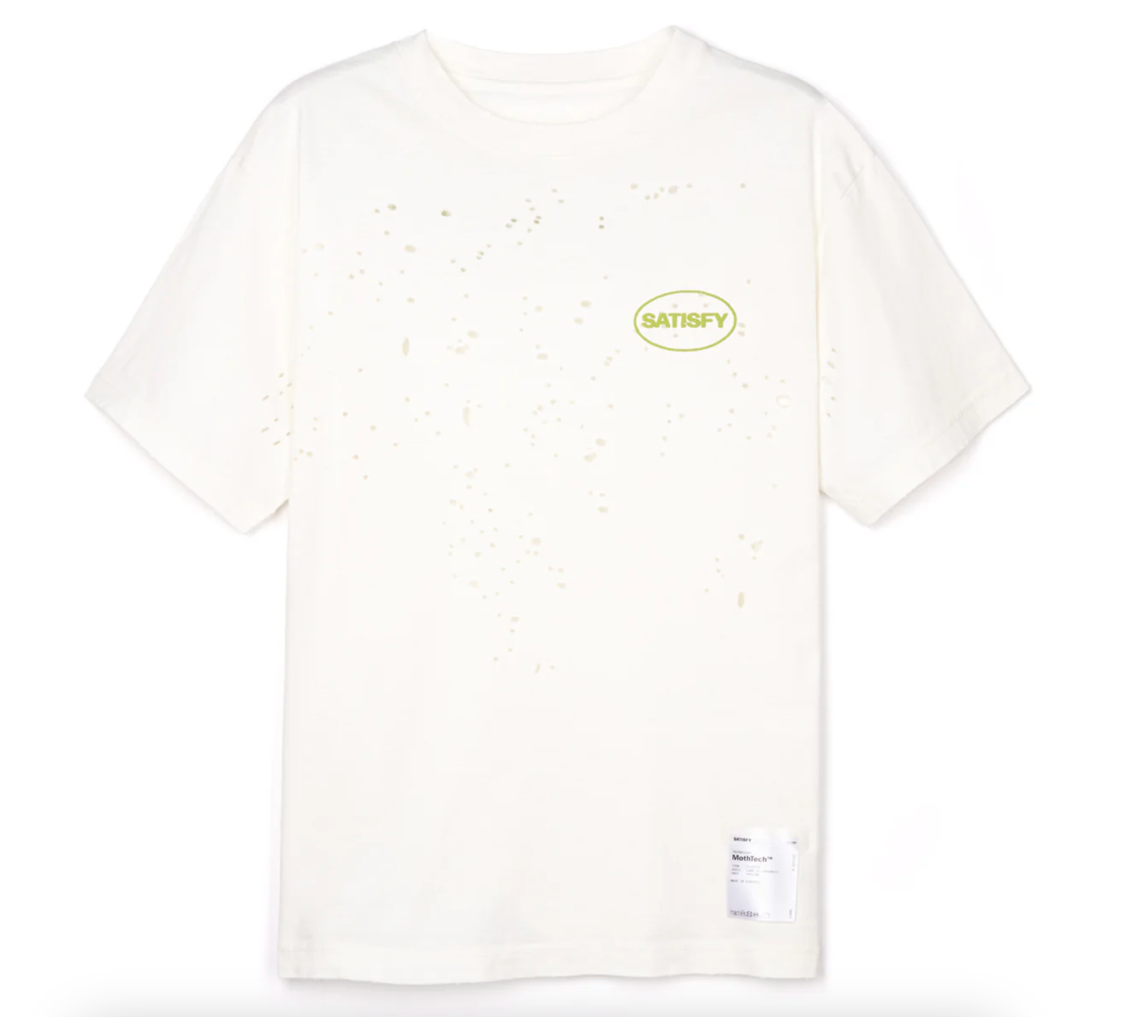 11006-OW-WA Satisfy MothTech T-Shirt Off-White – downbeat RUNNING