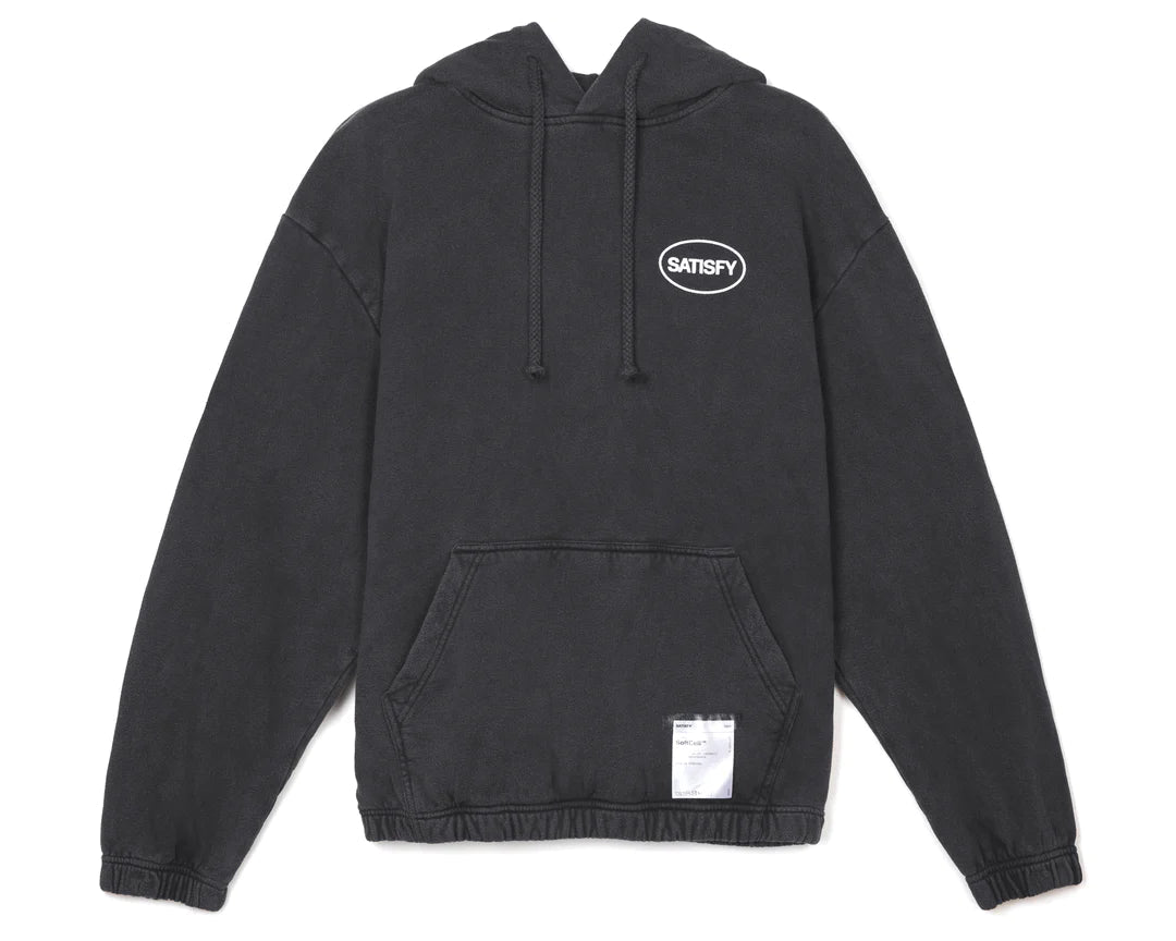 11012-AB-SRS SATISFY SoftCell Hoodie AgedBlack – downbeat RUNNING